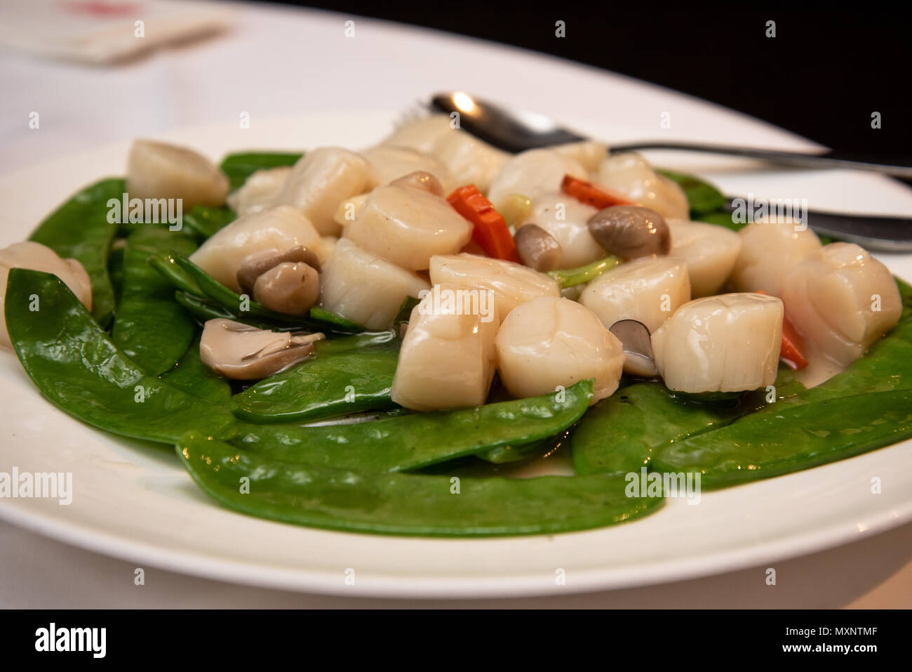 Chinese Fried Scallops