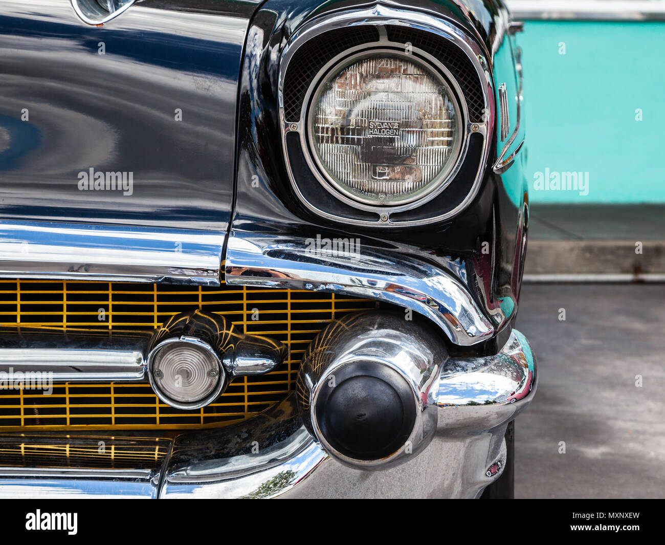 A classic car at rest in Orlando, Florida, United States Stock Photo ...