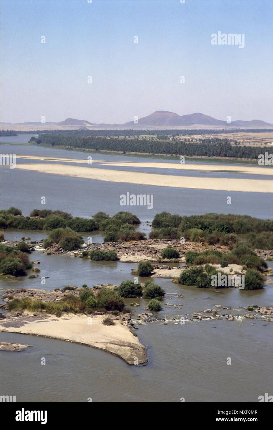 northern Sudan, the river Nile near the 3rd floodgate Stock Photo - Alamy