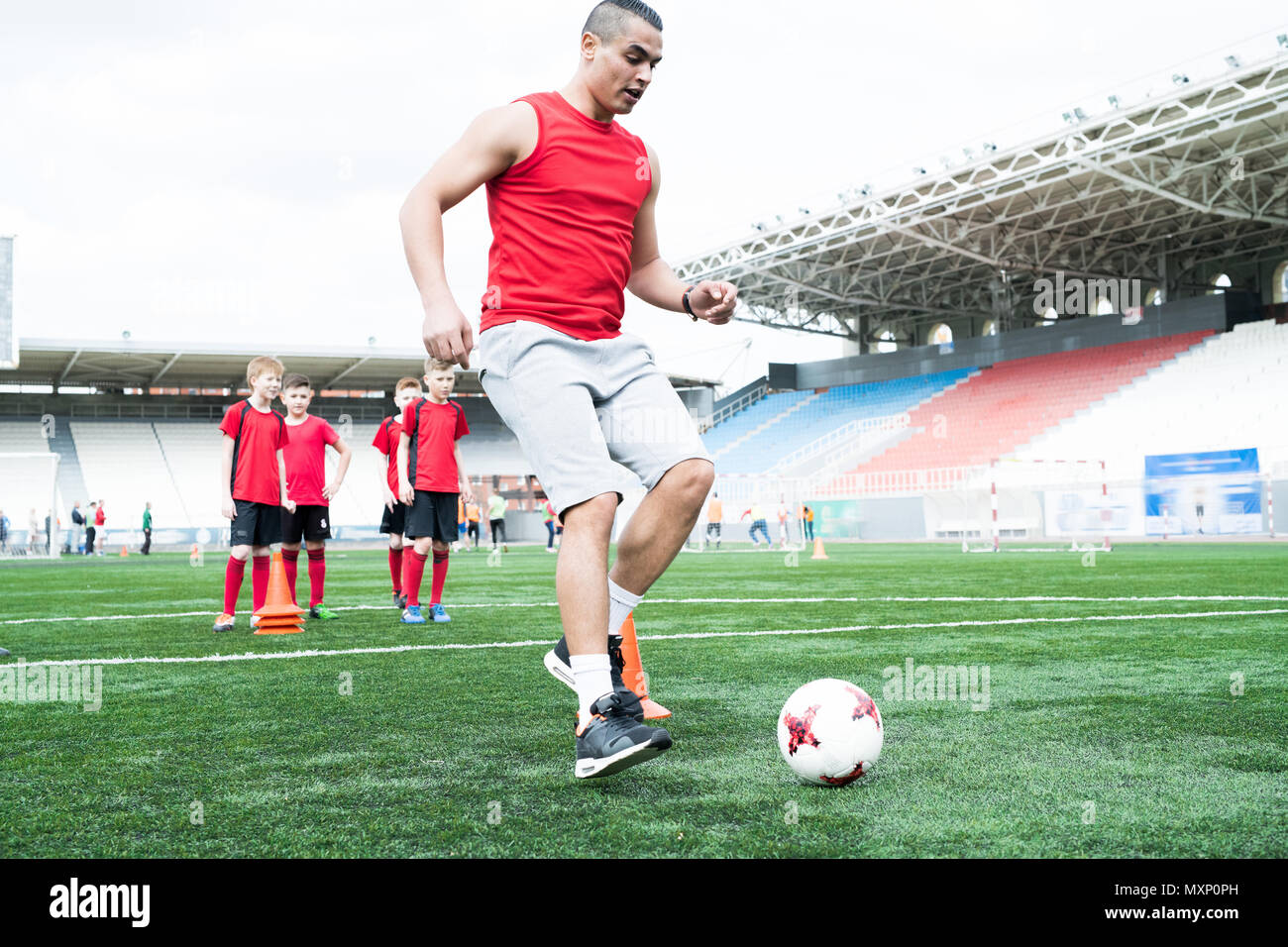 Handsome soccer player hi-res stock photography and images - Alamy