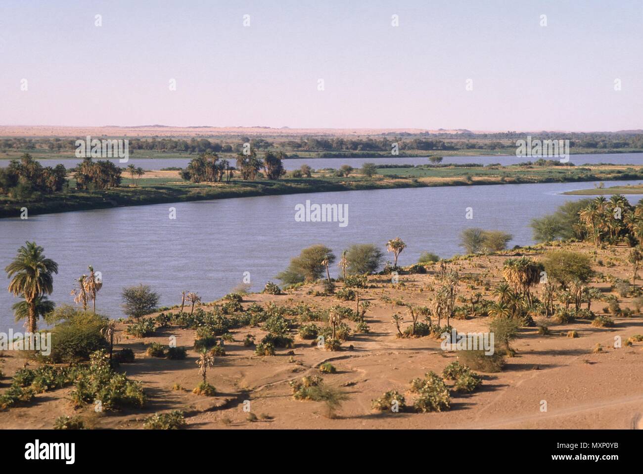 northern Sudan, the river Nile near the 6th floodgate Stock Photo - Alamy