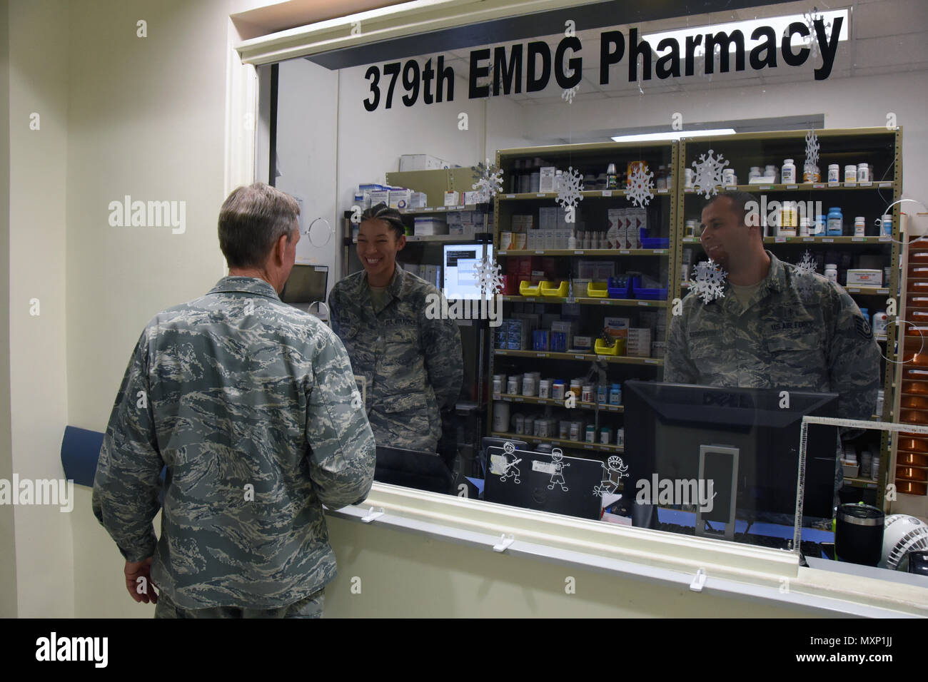 Gen. Hawk Carlisle, commander of Air Combat Command, engages with 379th ...