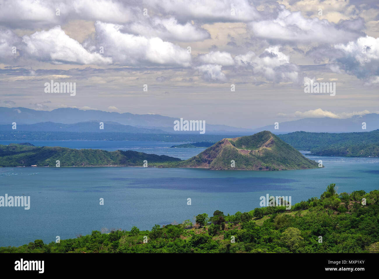 Beautiful landscape at Tagaytay,Philippines Stock Photo - Alamy