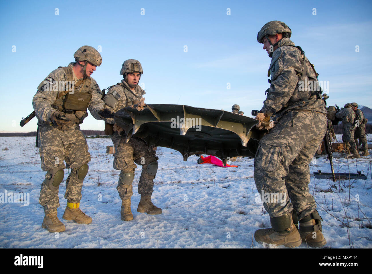 Paratroopers assigned to A Battery, 2nd Battalion, 377th Parachute ...