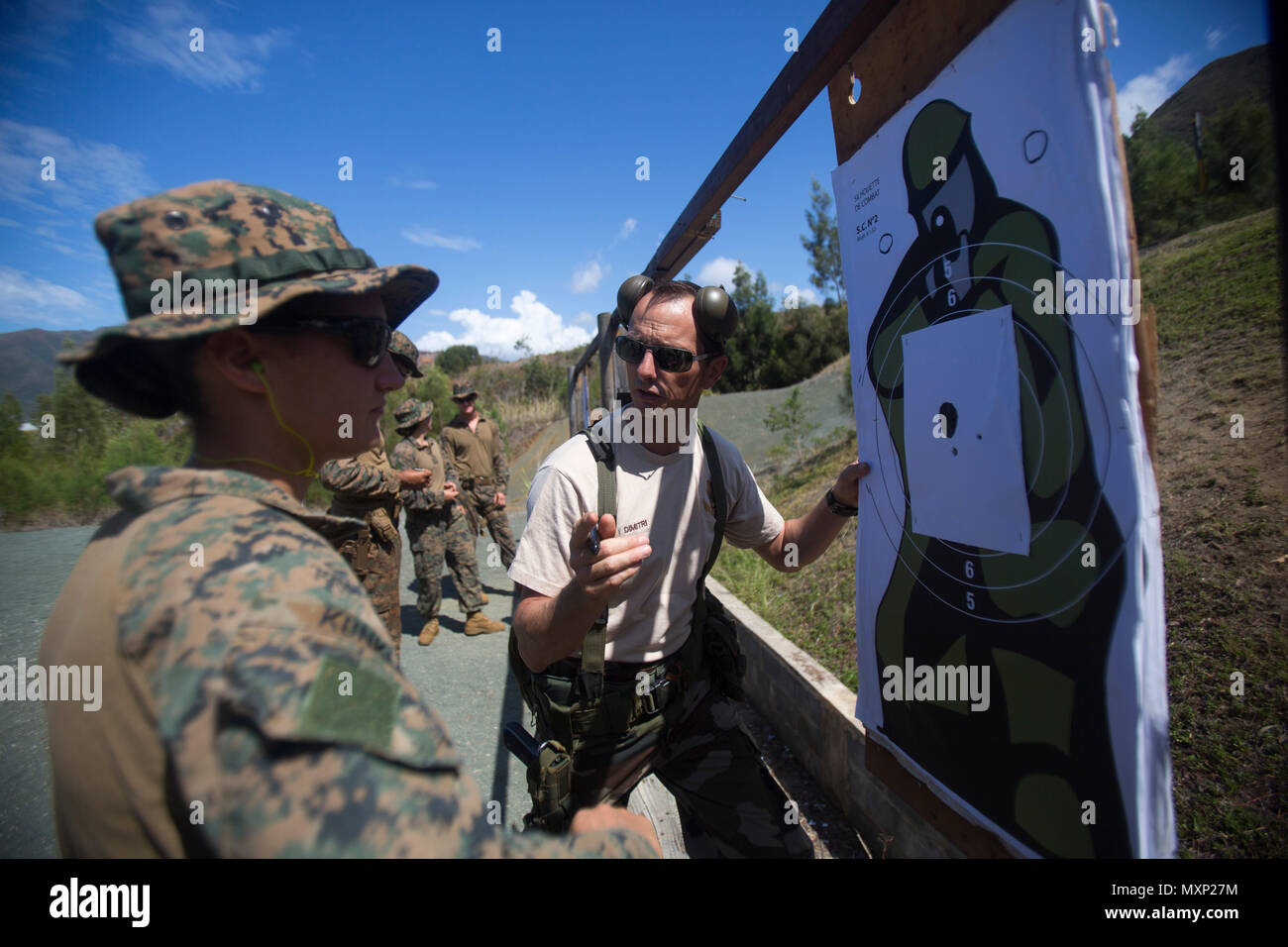 U.S. Marine Cpl. Taylor Kunkle, a military police Marine with Law ...