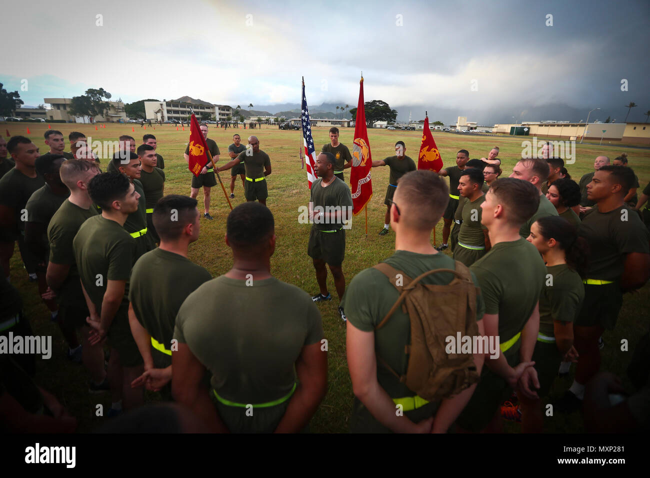 U.S. Marine Corps Lt. Col. Michael L. Brooks, Headquarters Battalion ...
