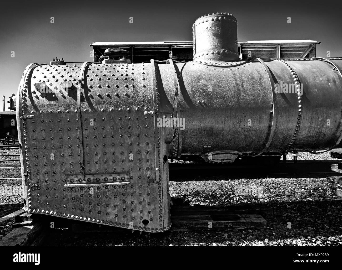 Stephenson Railway Museum restored vintage steam engine boiler Stock ...
