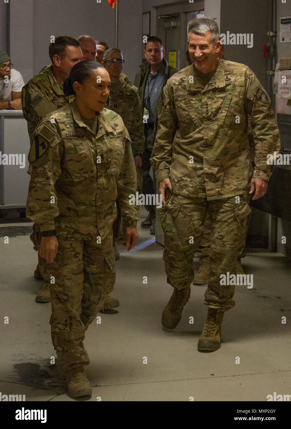 Army Gen. John Nicholson, commander of Resolute Support Mission and U.S ...