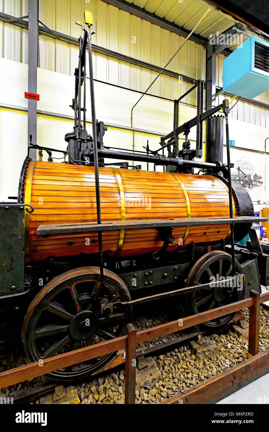 Stephenson Railway Museum Killingworth Billy vintage steam engine Stock ...
