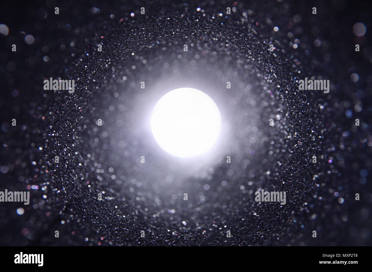 Abstract lens flare. concept image of space or time travel background ...