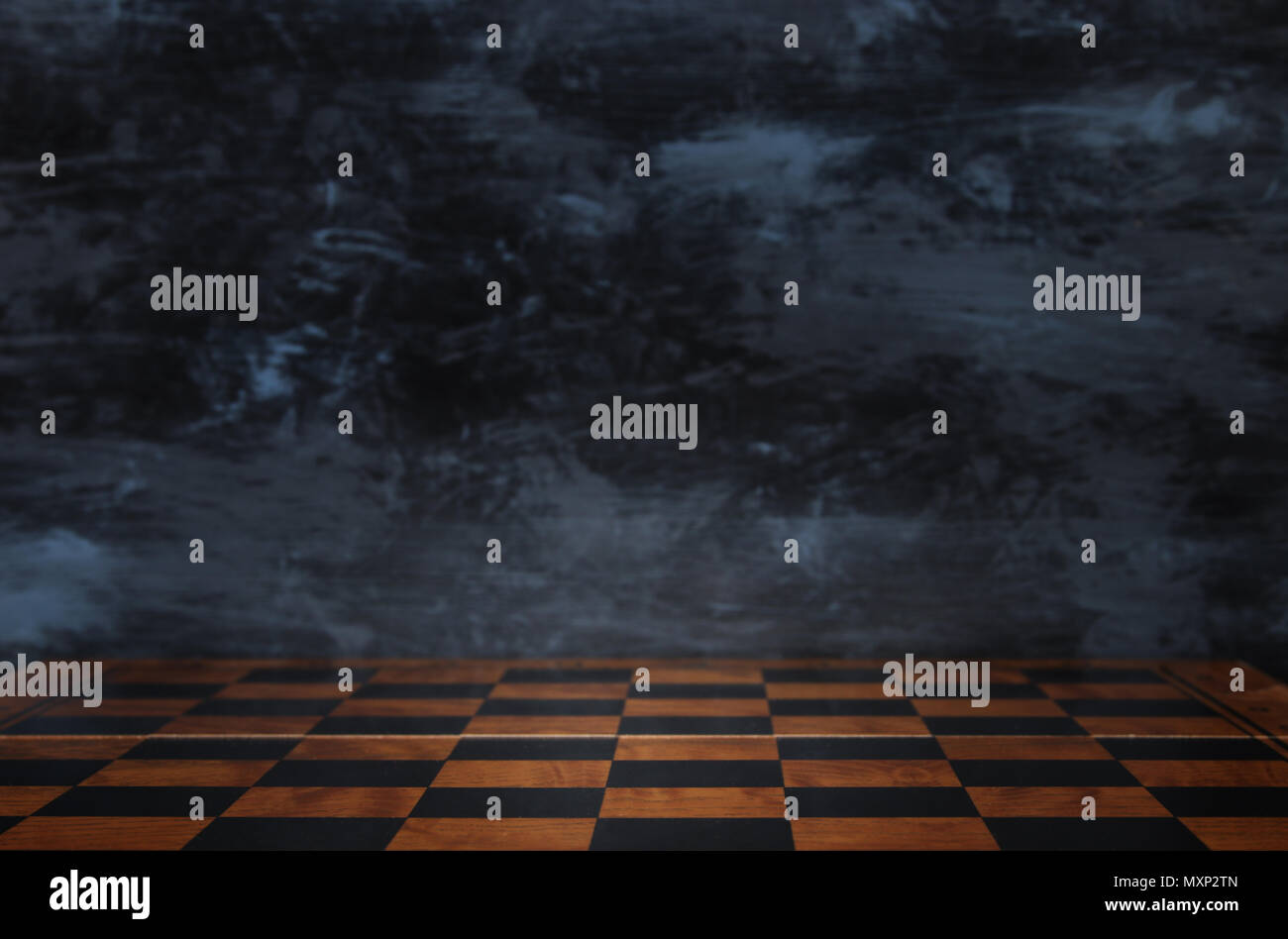 background of empty chess board Stock Photo - Alamy