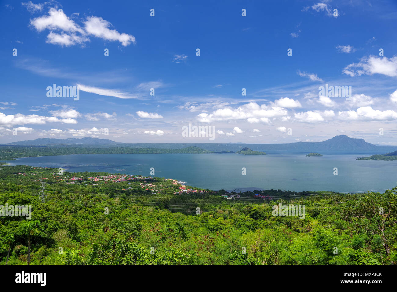 Beautiful landscape at Tagaytay,Philippines Stock Photo - Alamy