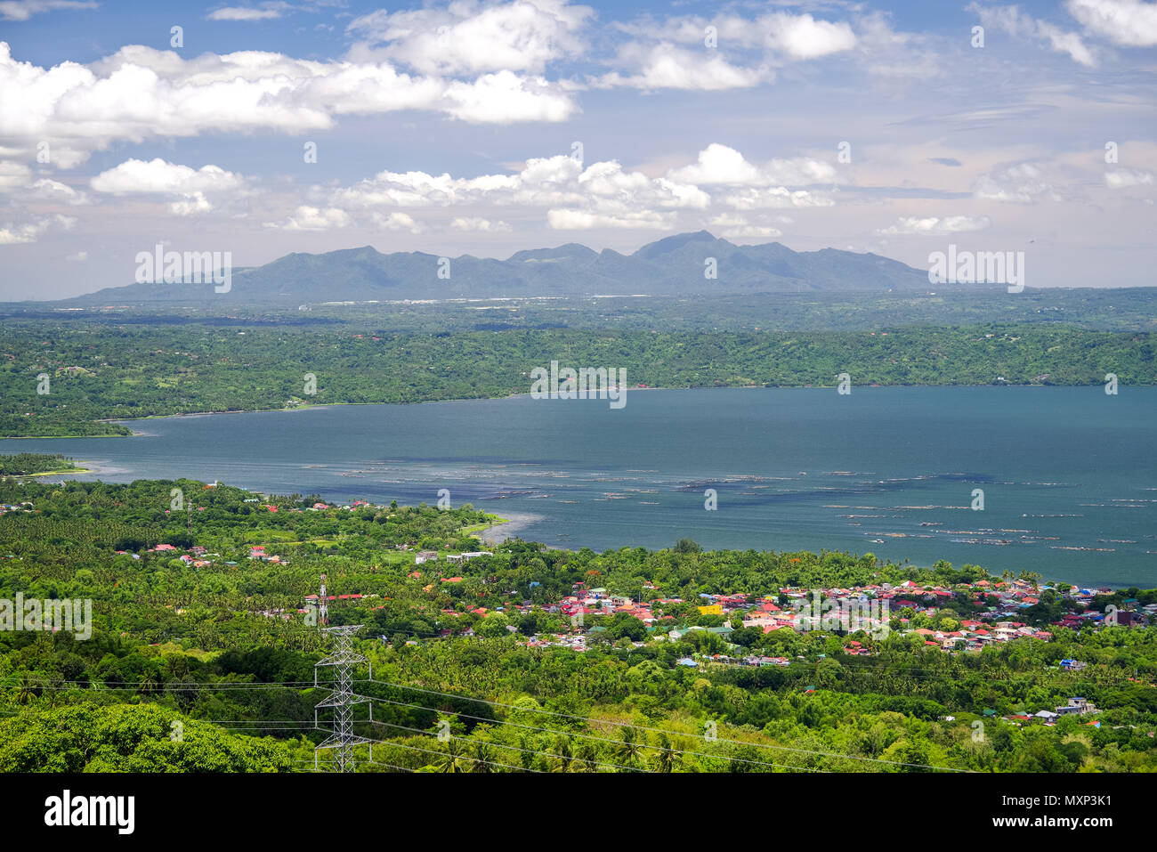Beautiful landscape at Tagaytay,Philippines Stock Photo - Alamy