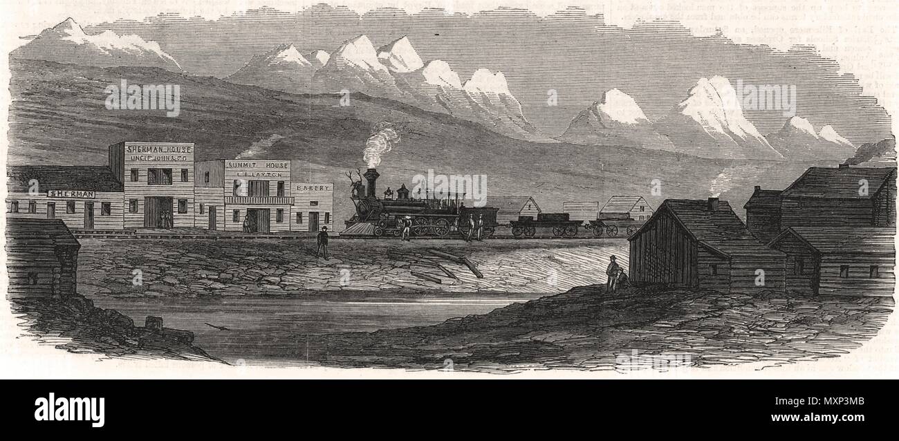 Union Pacific Railway Sherman Station, Wyoming, highest in the World ...