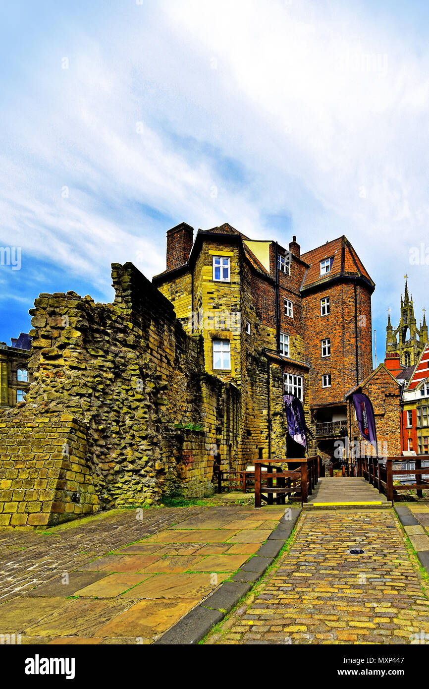 Newcastle upon Tyne Black Gate Museum Castle Garth and St Nicholas ...