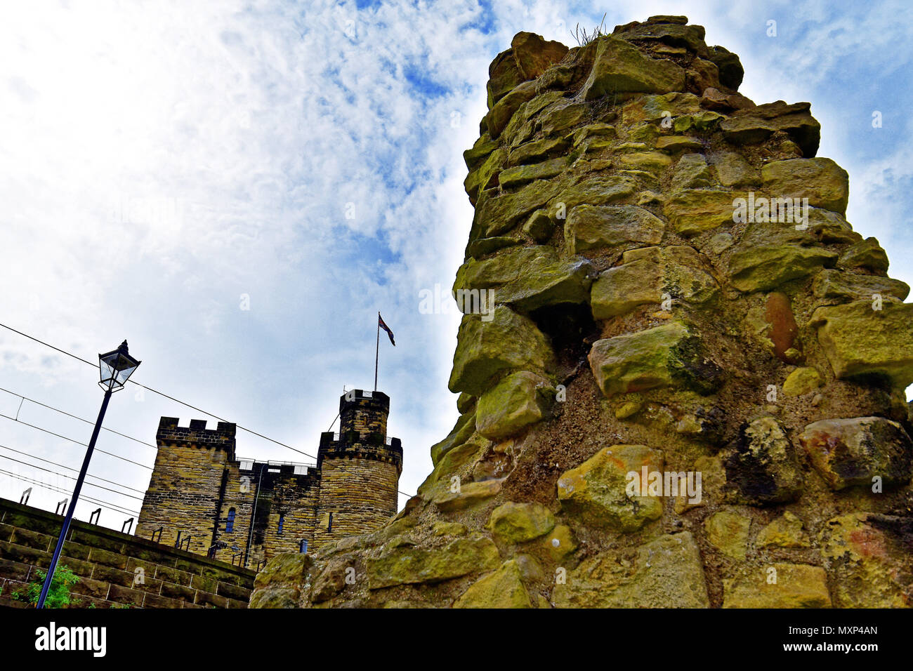 Newcastle upon Tyne Castle Garth Stock Photo - Alamy