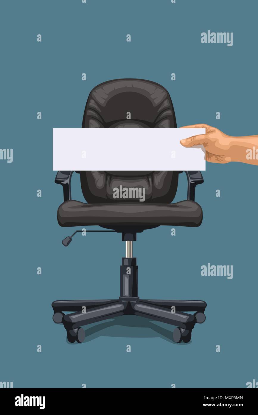 Hiring office chair empty Stock Vector Images - Alamy