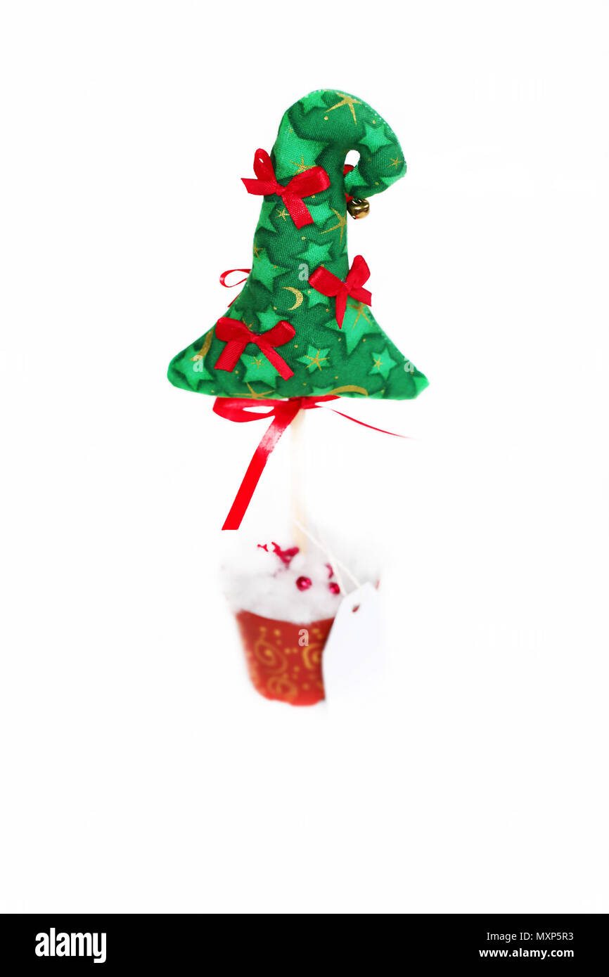 Blue christmas tree made Cut Out Stock Images & Pictures - Alamy