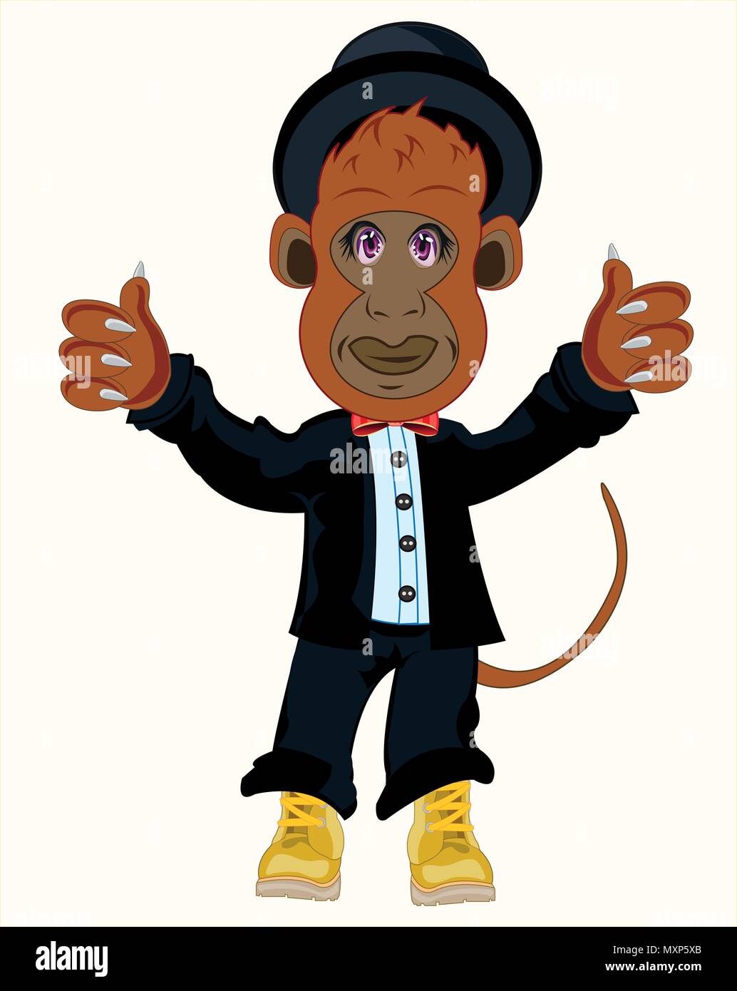 Ape drawing hi-res stock photography and images - Alamy