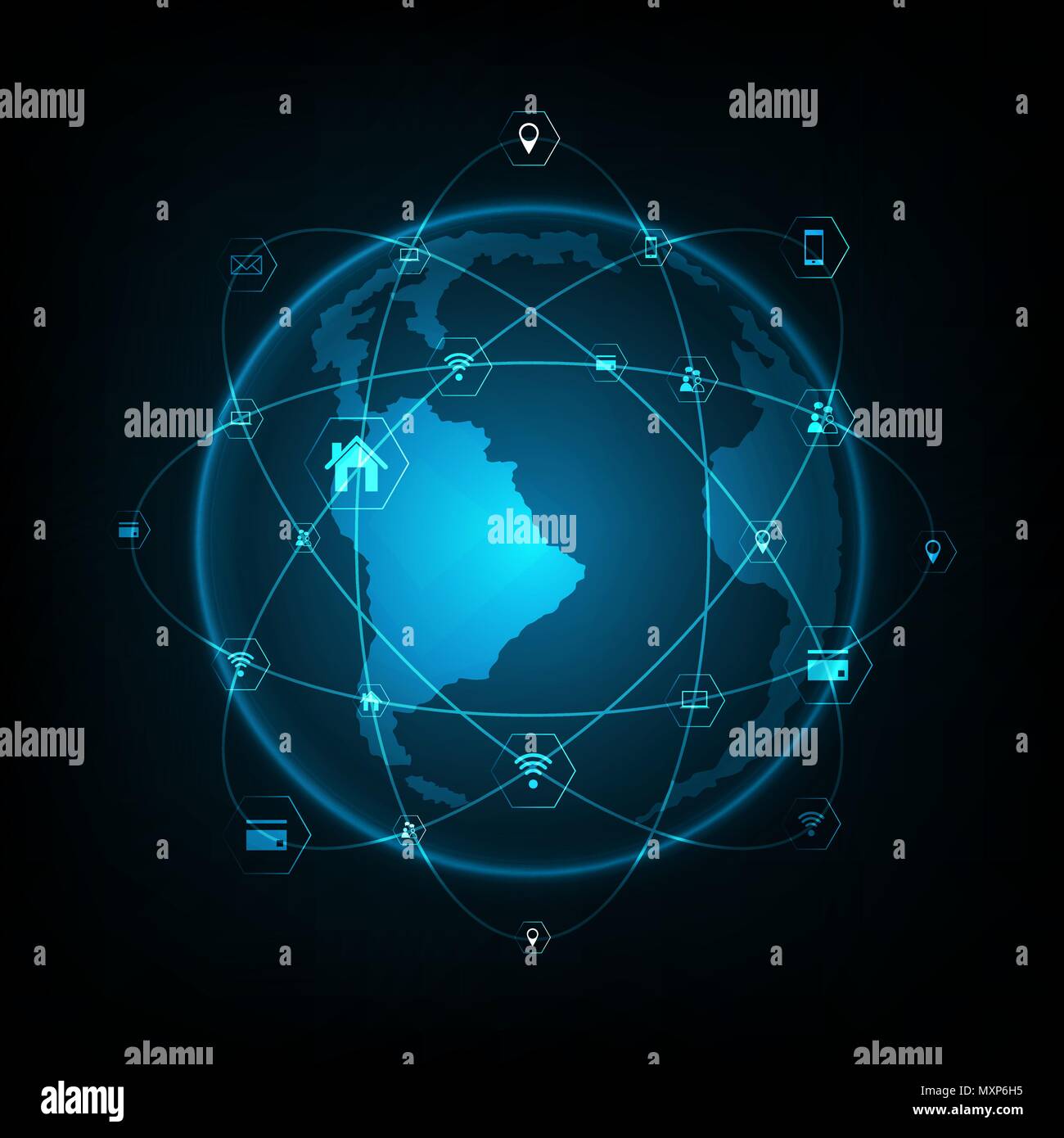 3d globe series hi-res stock photography and images - Alamy