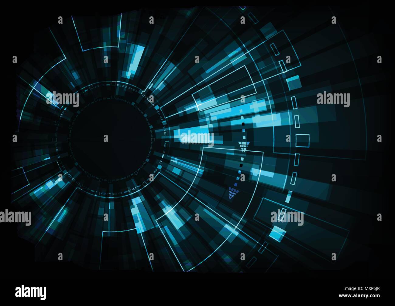 vector digital technology concept, abstract background Stock Vector ...