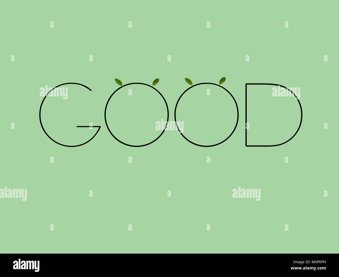 made a image with leaves and flowers actually photographed in the word ...