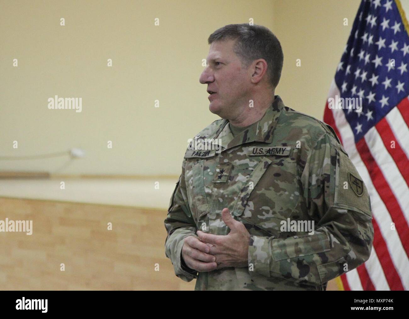 Army Reserve Maj. Gen. Mark W. Palzer, commanding general of the 79th ...