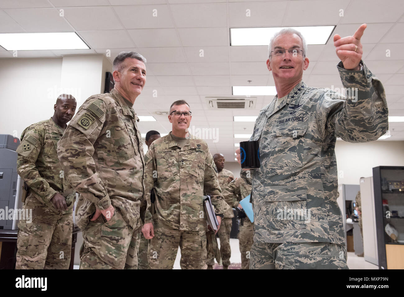 U.S. Air Force Gen. Paul J. Selva, right, vice chairman of the Joint ...