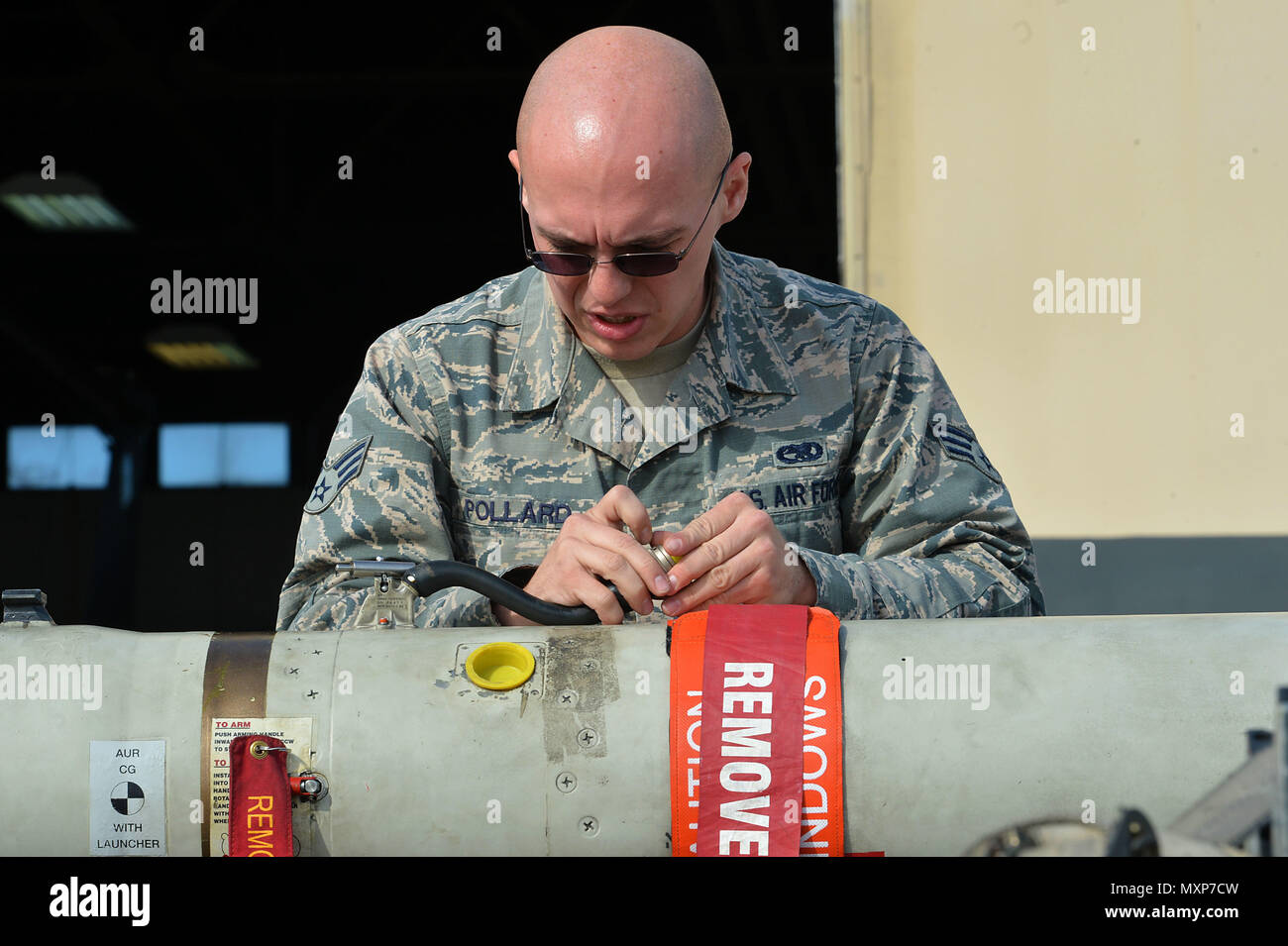 U.S. Air Force Senior Airman Benjamin Pollard, 20th Aircraft ...