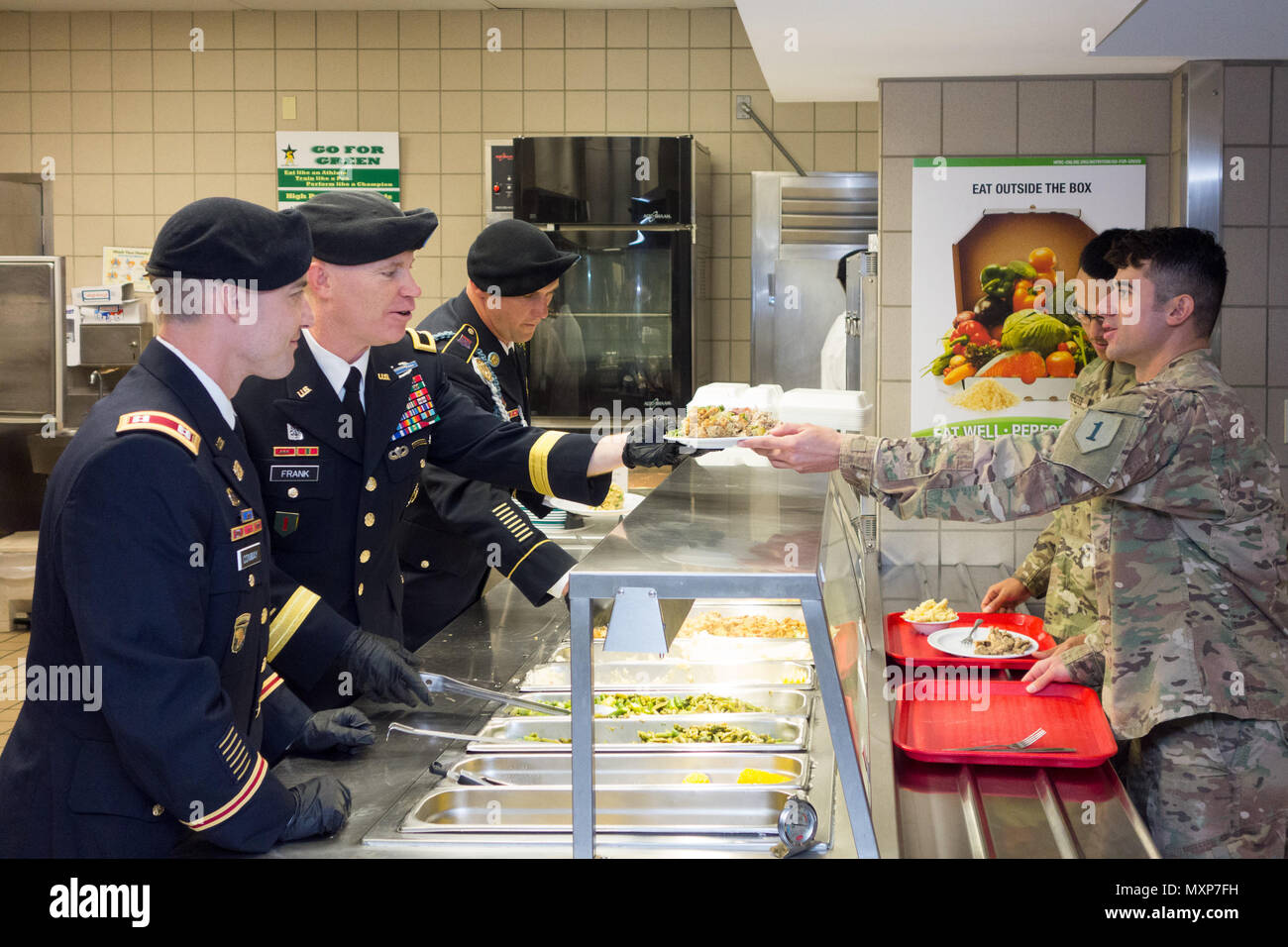 Soldiers, family members and civilian partners of the 1st Infantry ...