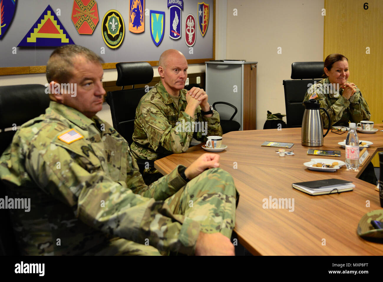 (From left to right) U.S. Army Command Sgt. Maj. Jeffrey Sweezer, the ...