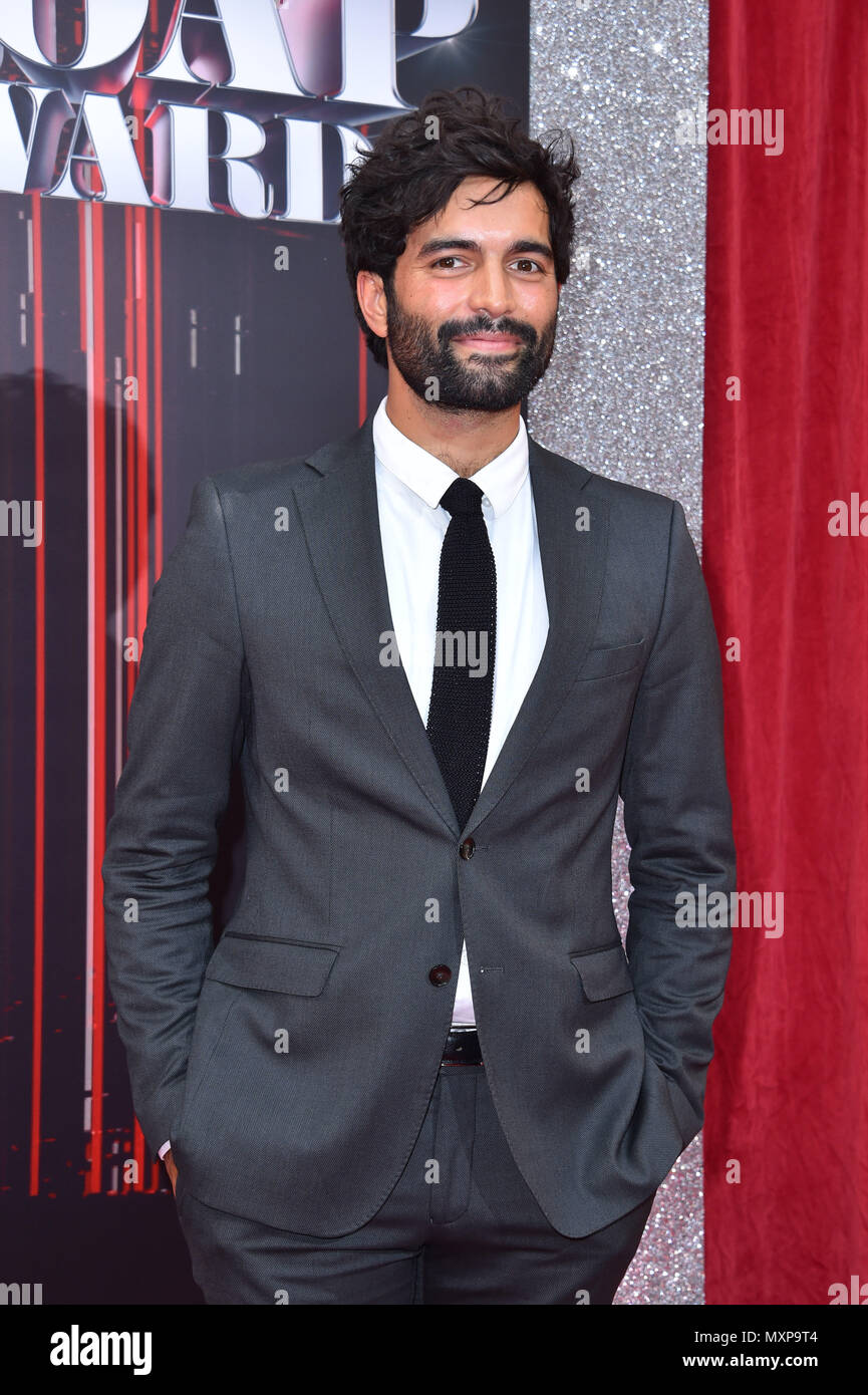 Charlie De Melo attending the British Soap Awards 2018 held at The ...