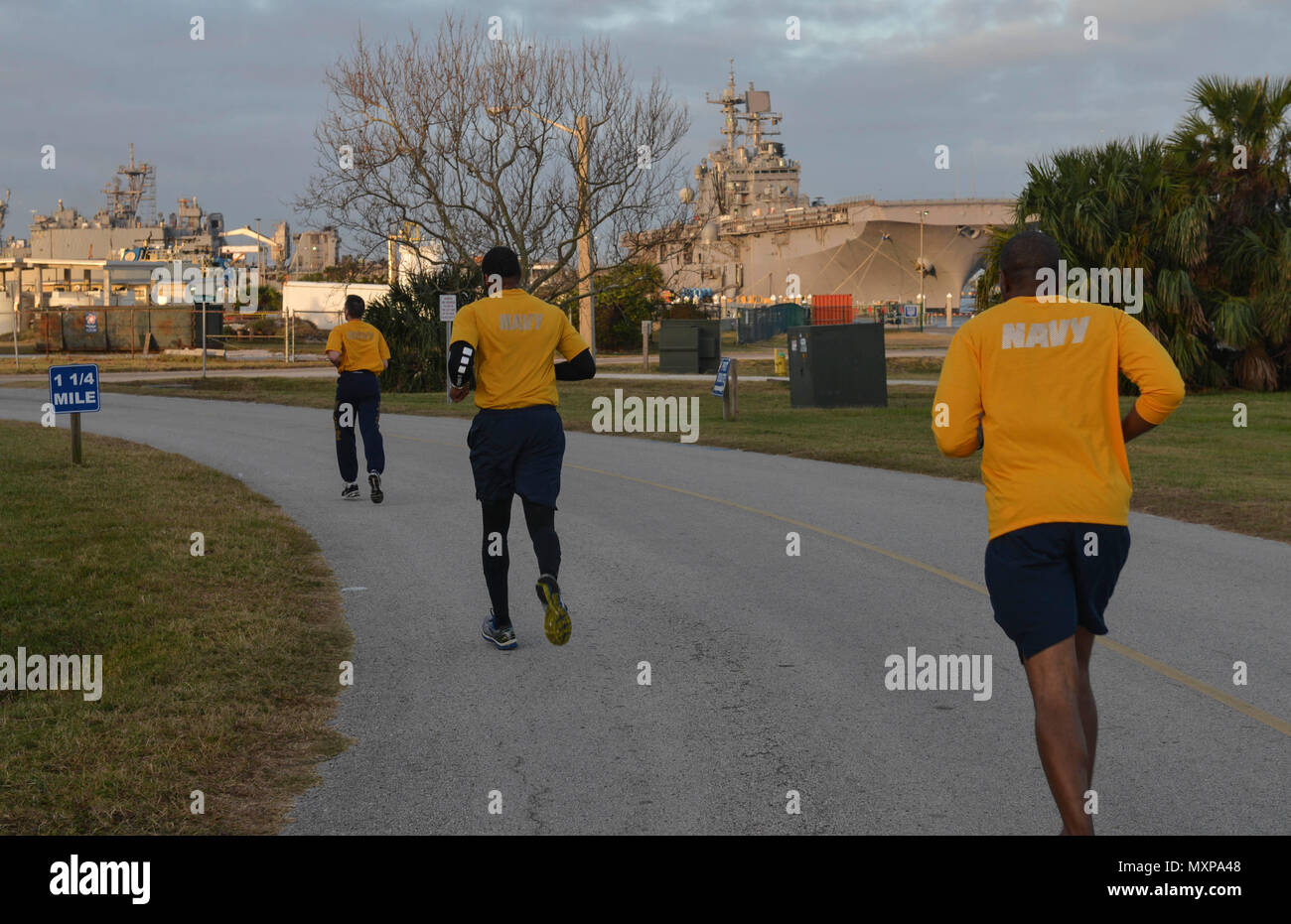 Navy physical fitness assessment hi-res stock photography and images ...