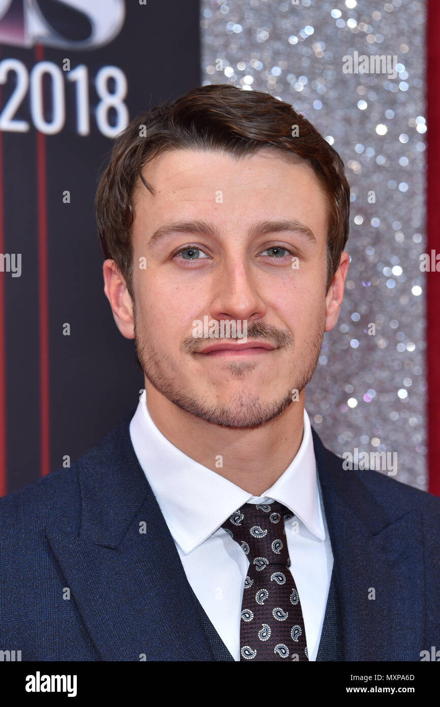 Ryan Prescott attending the British Soap Awards 2018 held at The ...