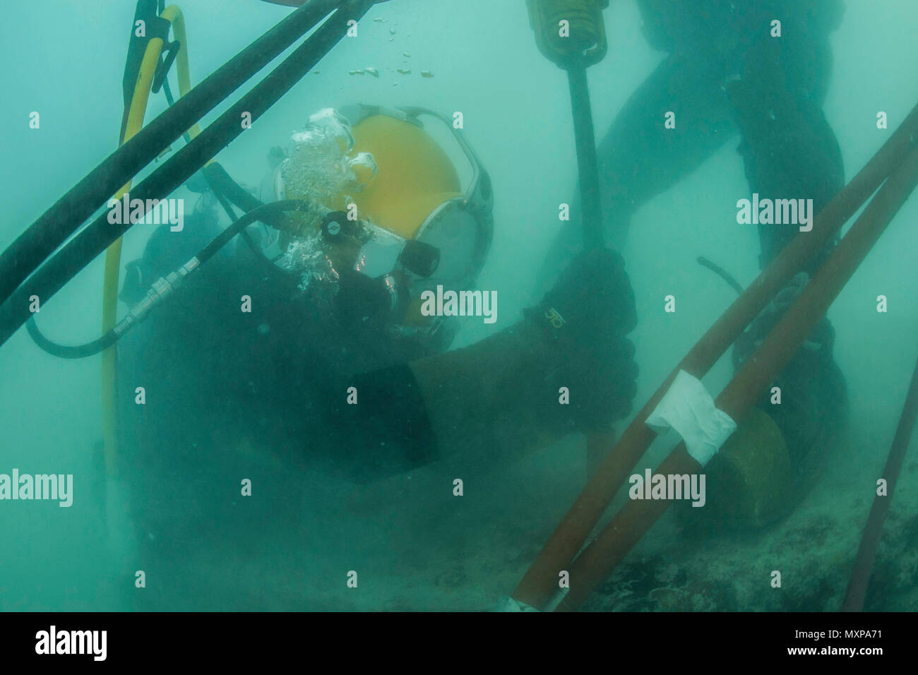 Petty Officer 2nd Class Casey Campbell, assigned to USS Emory S. Land ...