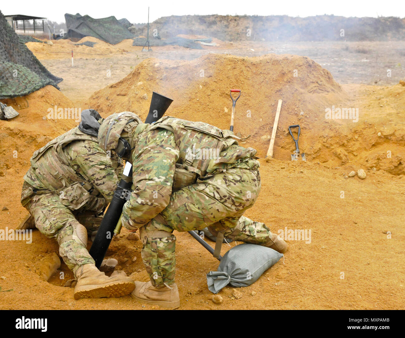 U.S. Army Pfc. Matthew Guizer (left), and Pfc. Joshua Gay, both ...