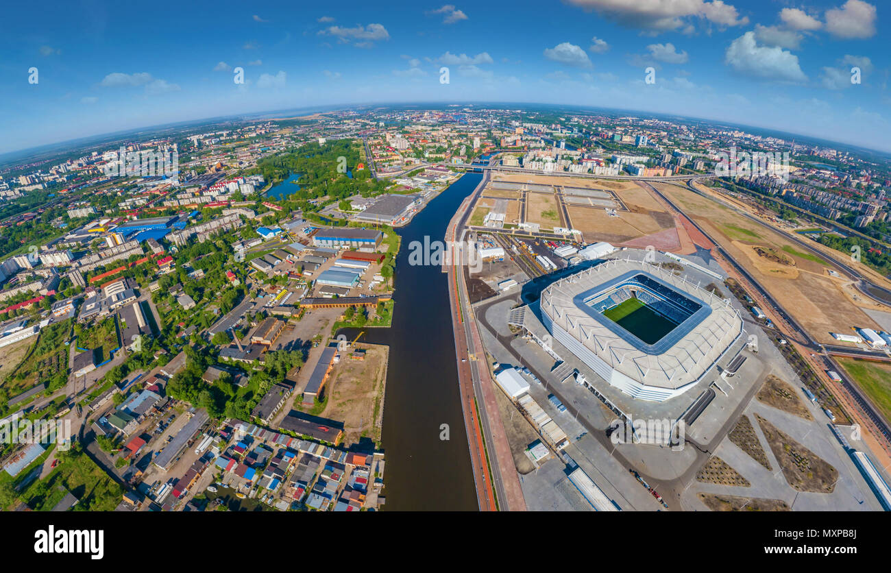 Aerial image of the Kaliningrad Stadium, Russia Stock Photo - Alamy