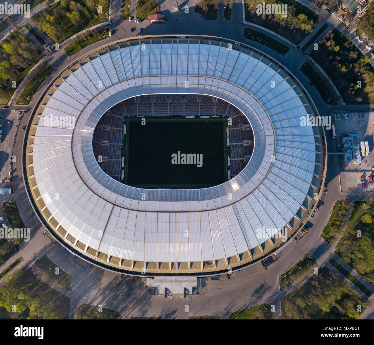 Aerial image of Luzhniki Stadium, Moscow, Russia Stock Photo - Alamy