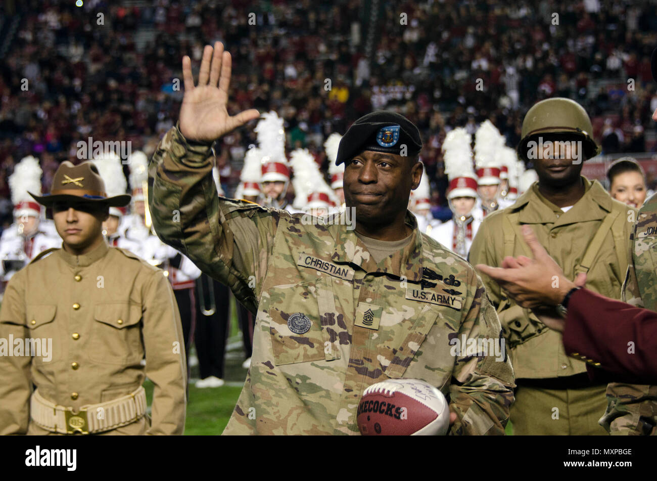 Command Sgt. Maj. Lamont Christian, Fort Jackson's senior enlisted ...