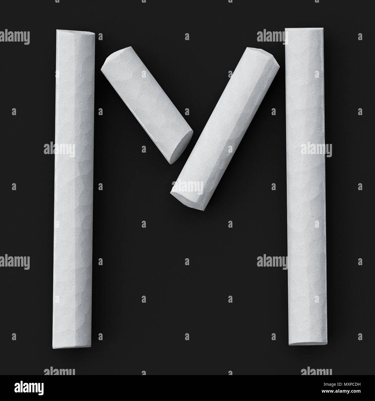 Letter m stick hi-res stock photography and images - Alamy
