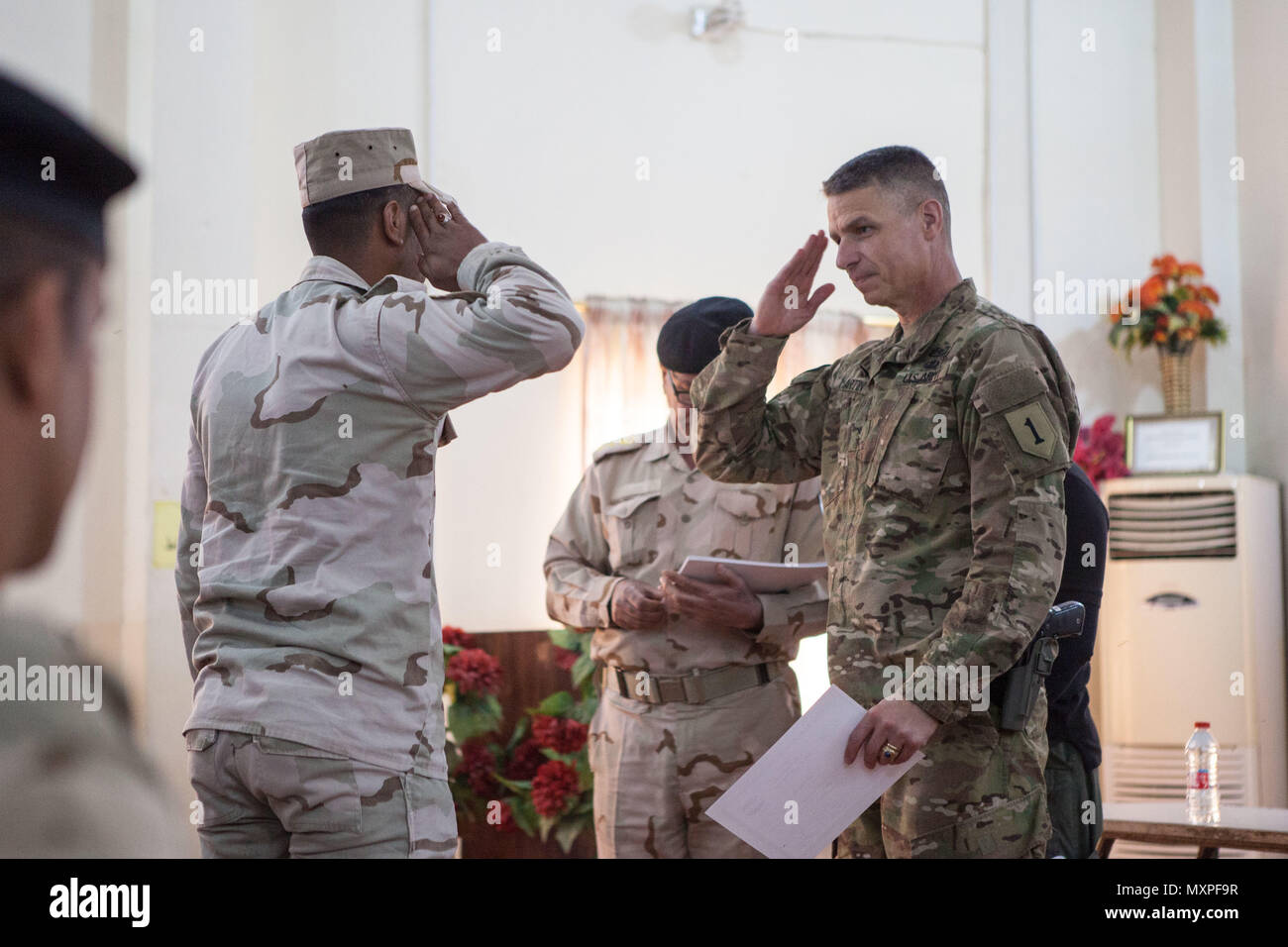 U.S. Army Maj. Gen. Joseph Martin, commanding general, 1st Infantry ...