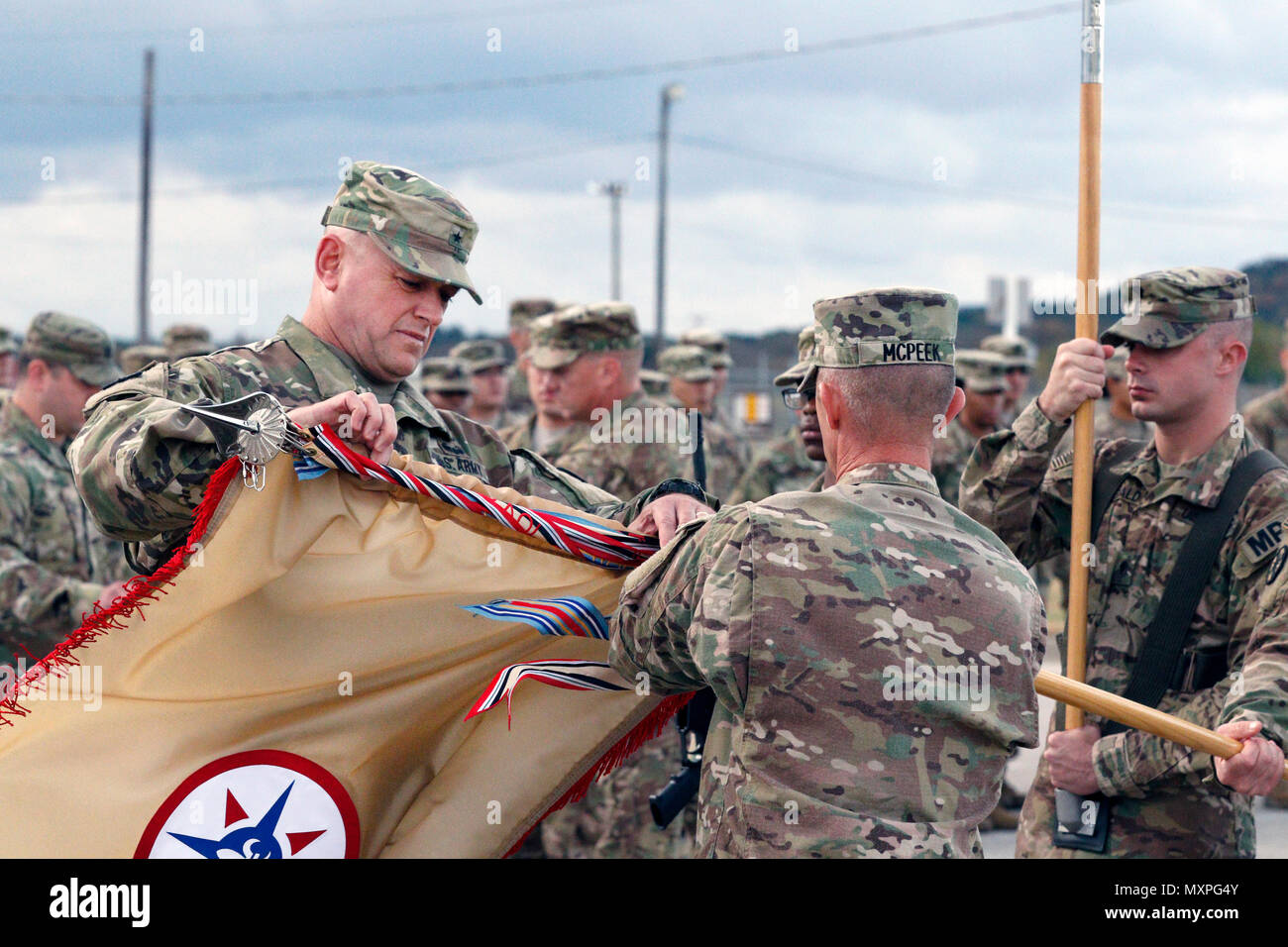 (Left) Brig. Gen. Robert D. Harter, Commanding General of the 316th ...