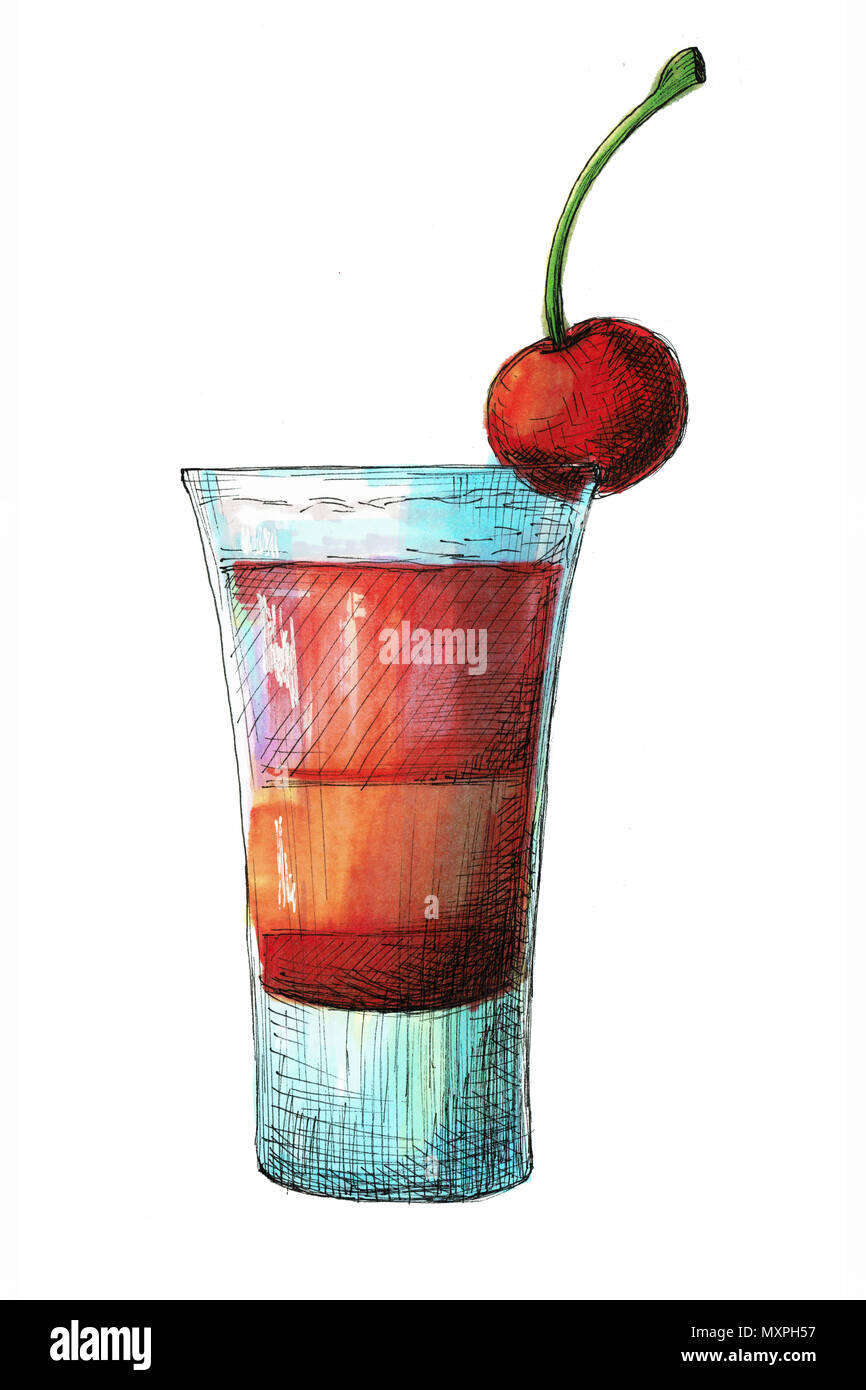 Red Cocktail Cherry