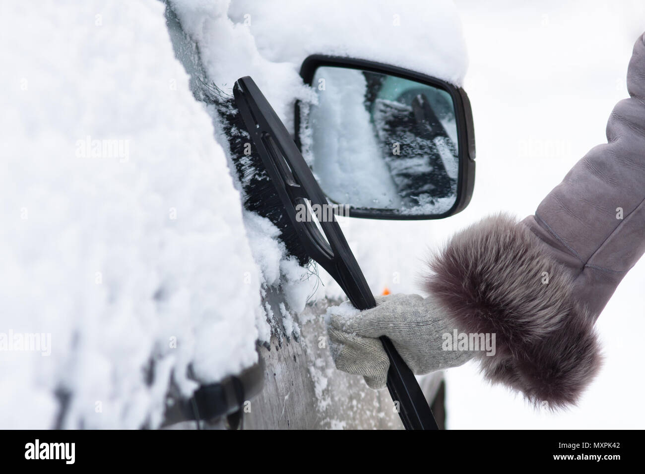 Mitten brush hi-res stock photography and images - Alamy