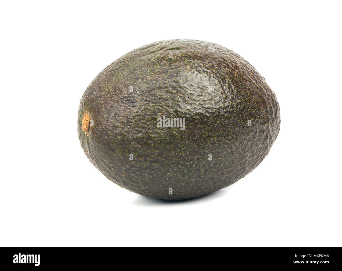 Fresh fruit of avocado Hass isolated on white background Stock Photo ...