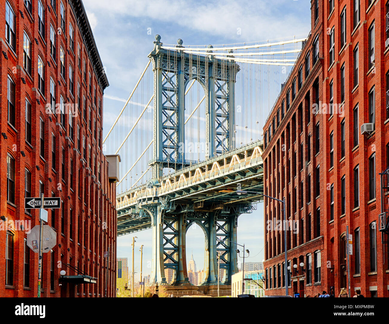 Steel bridge new york hi-res stock photography and images - Alamy