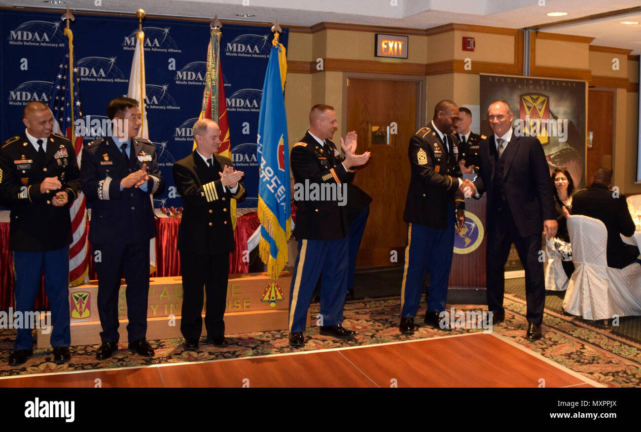 Command Sgt. Maj. Eric McCray, 35th Air Defense Artillery Brigade ...
