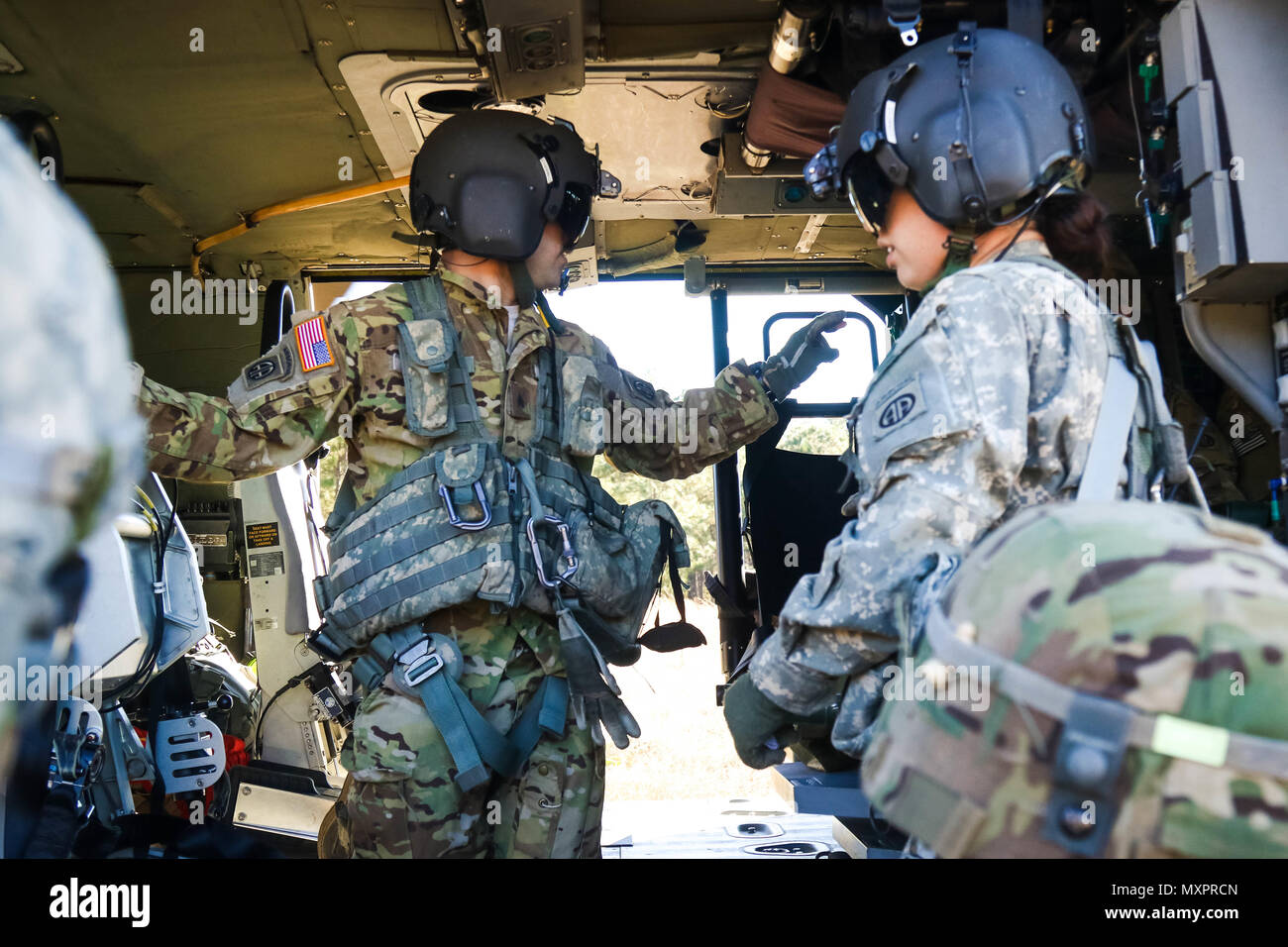 Crew Chiefs assigned to 3rd General Support Aviation Battalion, 82nd ...
