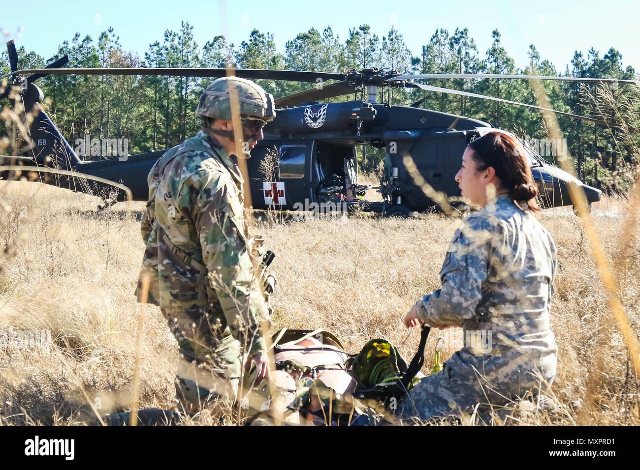 A crew chief assigned to 3rd General Support Aviation Battalion, 82nd ...