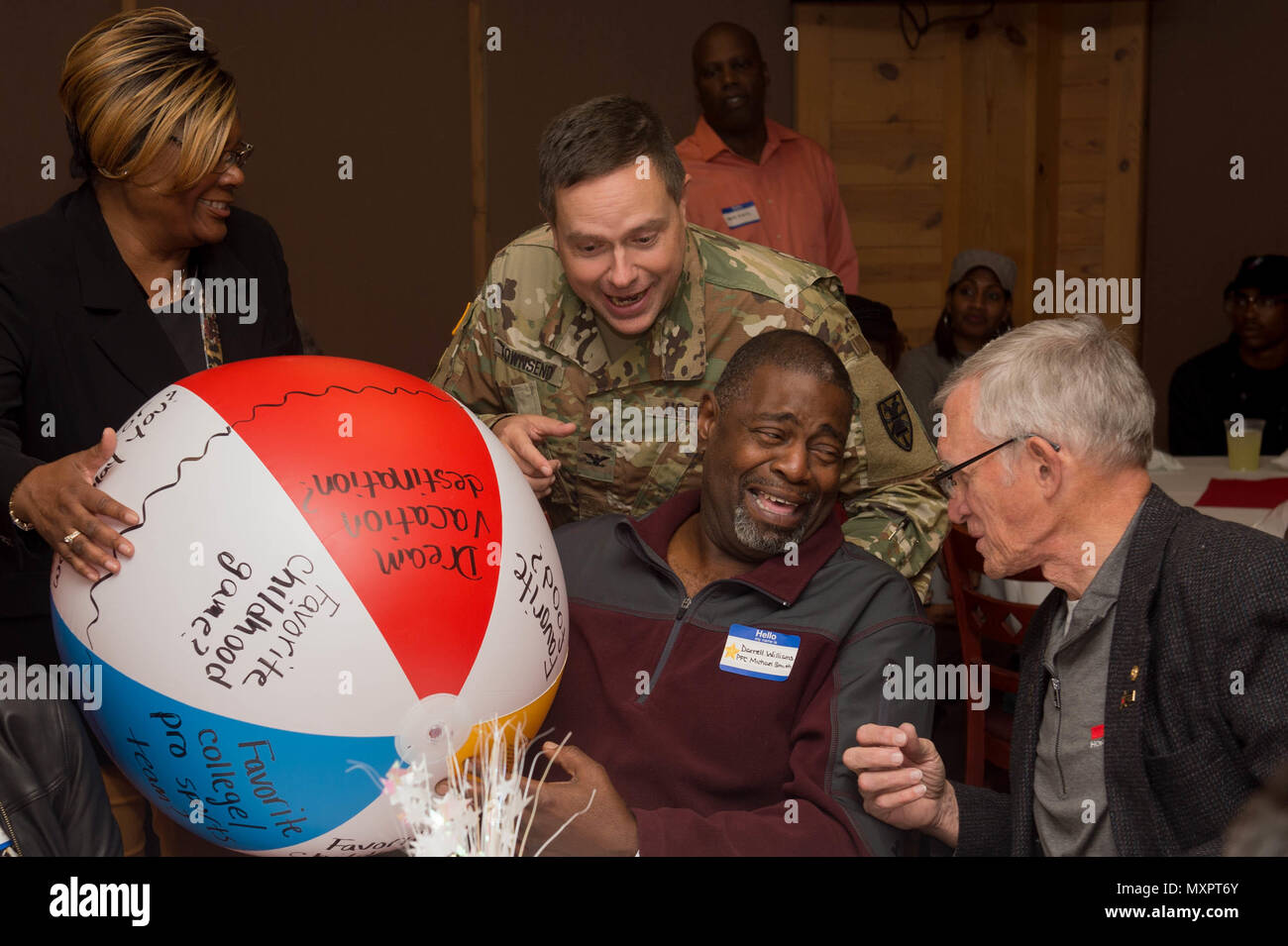 U.S. Army Col. Stacy Townsends, 7th Transportation Battalion commander ...